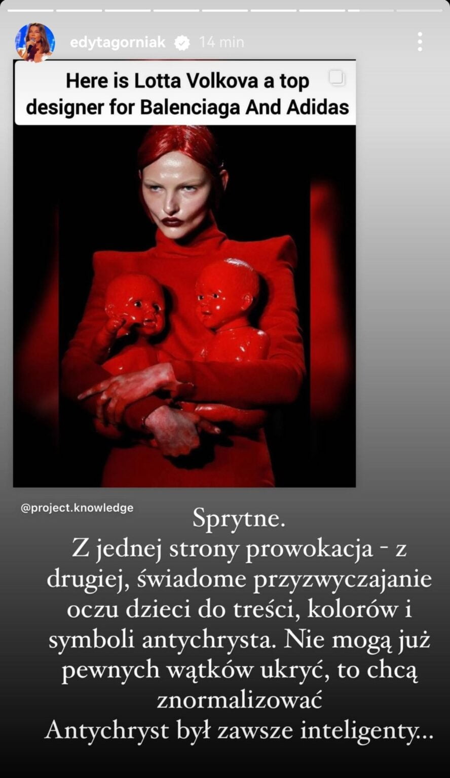 Modelką na zdjęciu nie jest Lotta Volkova - Fakenews.pl